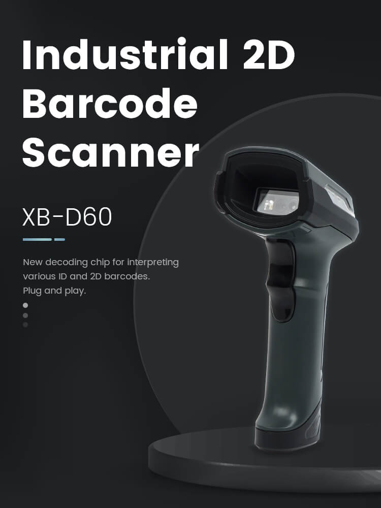 2D Industrial handheld Wired Barcode Scanner XB-D60 -Barcode Solutions