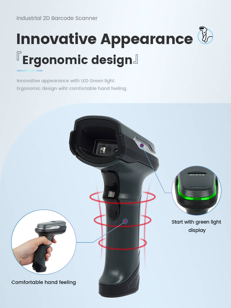 2D Industrial handheld Wired Barcode Scanner XB-D60 -Barcode Solutions