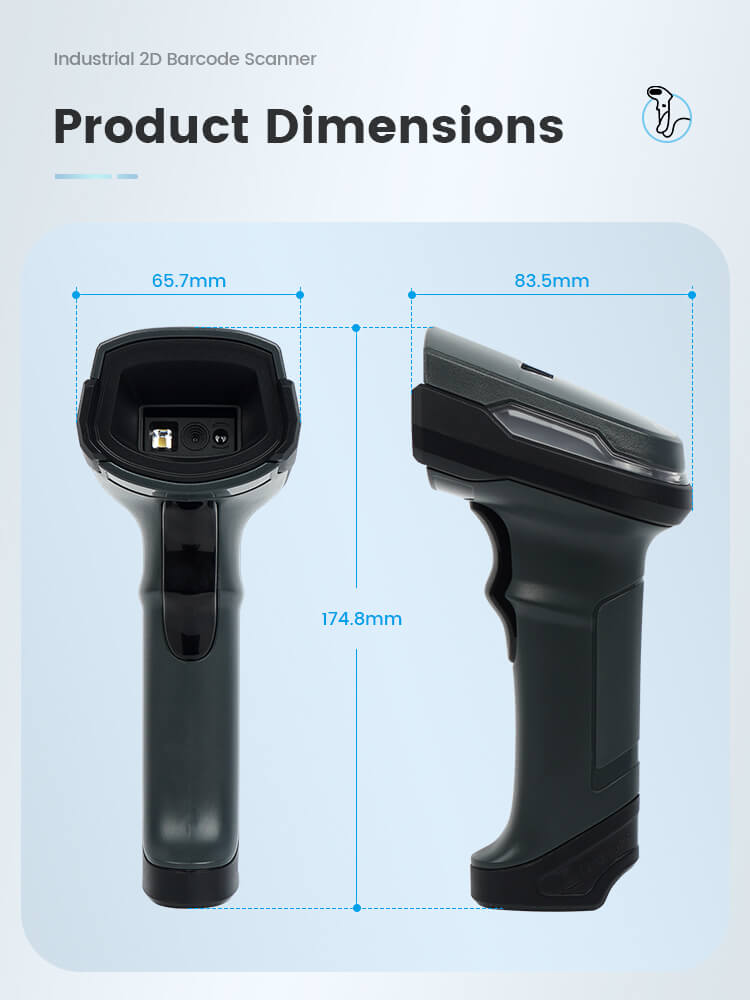 2D Industrial handheld Wired Barcode Scanner XB-D60 -Barcode Solutions